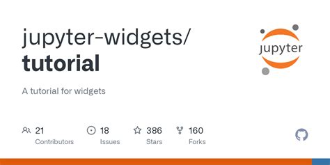 GitHub Jupyter Widgets Tutorial A Tutorial For Widgets