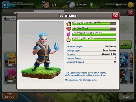 Clash Of Clans Ice Wizard Permanent Troop Party Wizard Clash Of Clans 2048x1536 Wallpaper