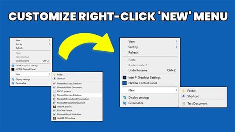 Customize Your Right Click New Menu In Windows A Simple Guide Windows Registry New Menu