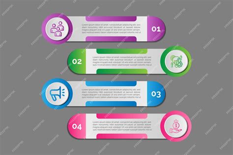 Premium Vector Glossy Vector Eps Business Infographic Element Template Design
