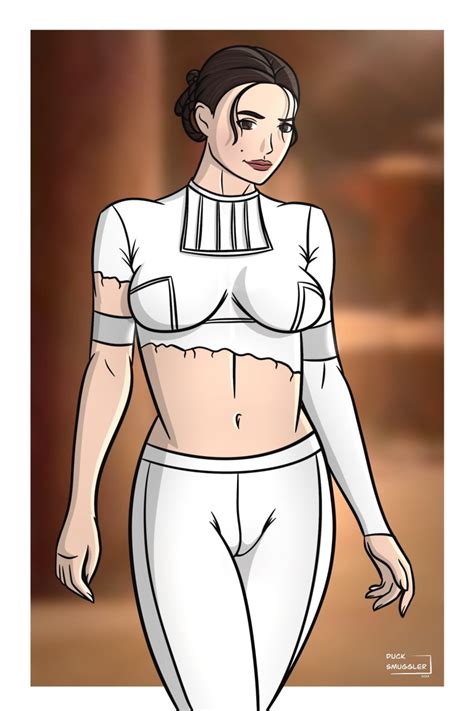 Rule 34 1girls Attack Of The Clones Breasts Breasts Out Brown Eyes Brown Hair Cameltoe Crop