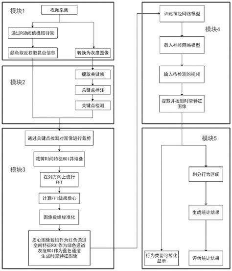 一种基于深度学习及图像技术的昆虫动态行为识别方法