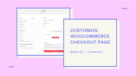 Customize Woocommerce Single Page Checkout With Woostify