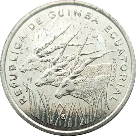 50 Francos Cfa Equatorial Guinea Numista