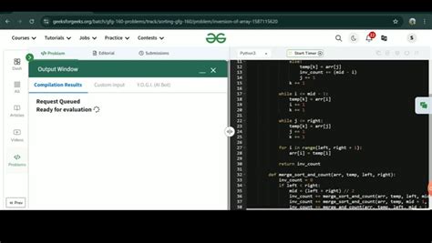 Gfg160 Geeksforgeeks Geeksstreak2024 Codingchallenge Sriram T