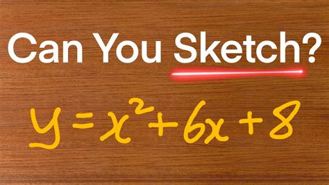 I Can Teach You How To Sketch Quadratic Graphs In 3 Minutes YouTube