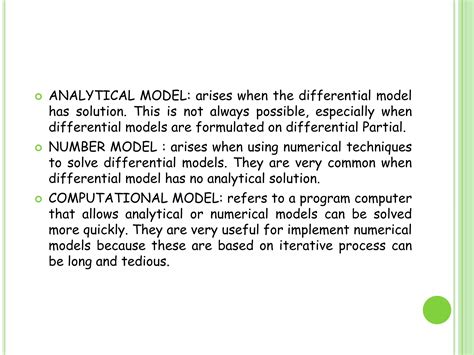 basics mathematical modeling ppt