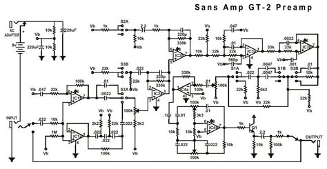 Sansamp Gt2 Schematic Sansamp Gt2 Mod