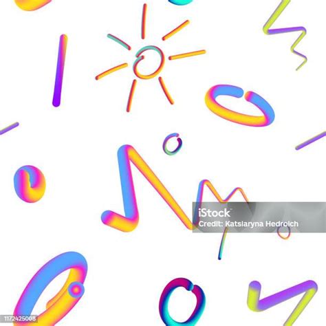 벡터 추상 원활한 패턴입니다 흰색 배경에 3d 요소 배경 질감 랩 핑 용지에 적합합니다 0명에 대한 스톡 벡터 아트 및 기타 이미지 Istock