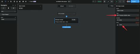 How To Scroll To Bottom When Opening A Modal Tutorials Weweb Community