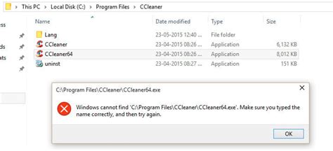 Ccleaner 64 Bit Wont Run Solved Windows 10 Forums