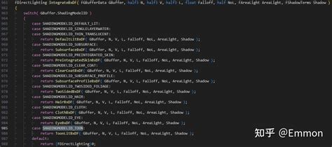 Ue54 自定义shading Model 知乎