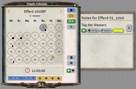Themes Simple Calendar