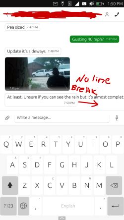 Group Texts Are Not Working Issue Ubports Messaging App Github