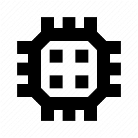 Cpu Chip Processor Ram Computer Icon Download On Iconfinder