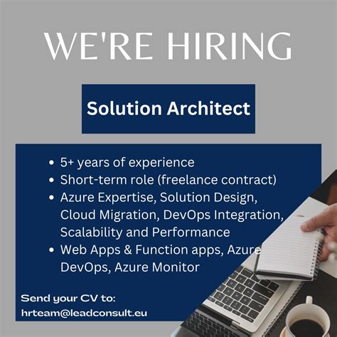 Lead Consult On Linkedin Hiring Solutionarchitect Recruiting Freelance