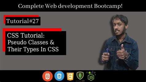 Css Tutorial Pseudo Classes In Css Web Development Tutorial 27 Youtube