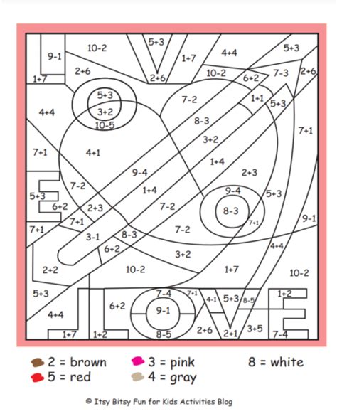 Valentines Day Counting Worksheet Worksheets Library