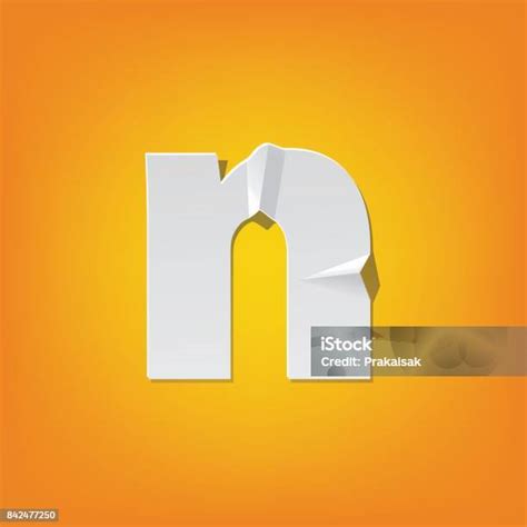 소문자 N 배 영어 알파벳 새로운 디자인 3차원 형태에 대한 스톡 벡터 아트 및 기타 이미지 3차원 형태 개념 개념과 주제 Istock