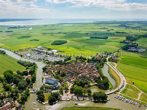 Aerophotostock Sloten Friesland Luchtfoto Met Onder Het Slotergat Sleattemer Gat En Links