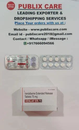 Venlaf Er Venlafaxine 75mg At ₹ 150stripe Effexor In Nagpur Id
