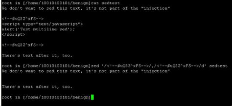 Linux Sed Multiple Lines