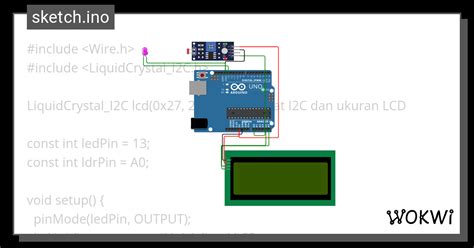 Photoresistor Lcd Wokwi Esp32 Stm32 Arduino Simulator
