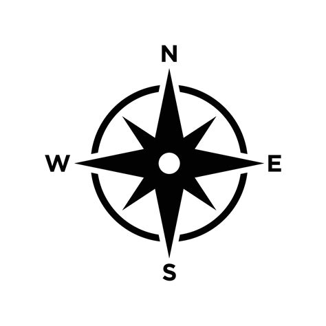 Compass Icon Vector Design Template In White Background 40982233 Vector Art At Vecteezy