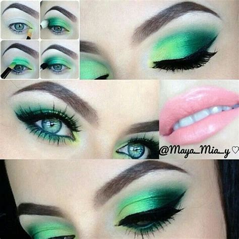 Pin By Michelle Alexander Leblanc On Colors Green Yellow Eye Makeup