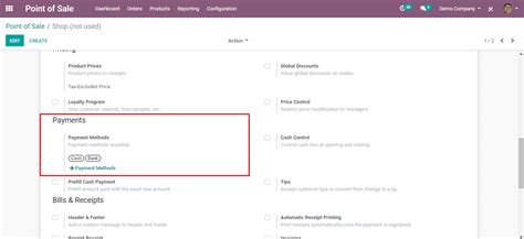 How To Set Up Payment Methods For Pos In Odoo 13