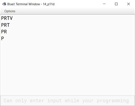 Write A Program In Java To Display The Following Pattern Prtv Prt Pr P Knowledgeboat