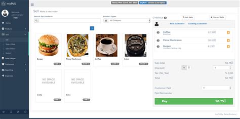 MyPoS PHP Point Of Sale Application For CodeClerks