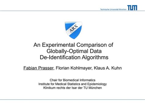 An Experimental Comparison Of Globally Optimal Data De Identification