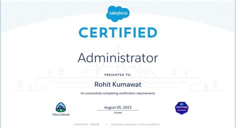 Rohit Kumawat On Linkedin Salesforcecertified Salesforce Administrator 20 Comments