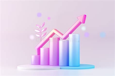 Dynamic Growth Chart A Visually Engaging And Colorful 3d Bar Graph That