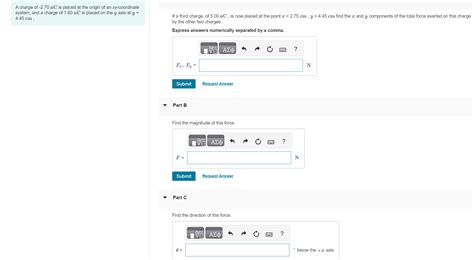 Solved Please Answer These Parts Find The X And Y Chegg