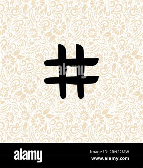 Sweet Alphabet Symbol Hash Black Alphabet Vector Alphabet Vector