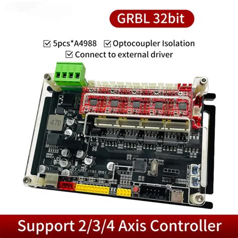 LUNYEE GRBL 4AXIS Stepper Motor Controller Control Board For CNC Laser