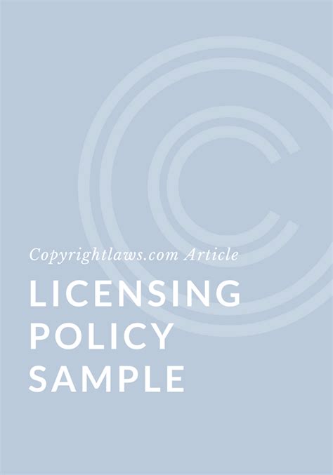 licensing policy sample should your library have a written licensing policy copyrightlaws