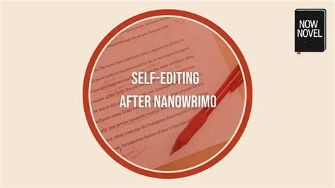 Self Editing After NaNoWriMo NowNovel
