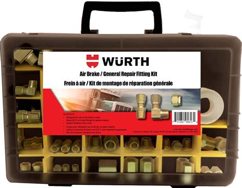 Air Brake Fitting Kit Compression Lrg 93pc 884 Abfrkit2
