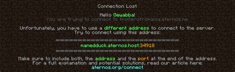IP Server Aternos Community