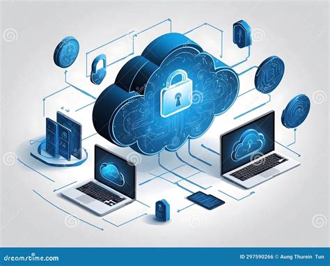 The Power And Potential Of Cloud Data Storage Stock Illustration Illustration Of Cloud Tool