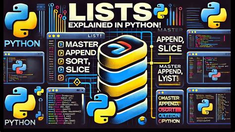 Python Lists Explained Store And Manipulate Data Easily Youtube