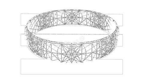 Illustrated Drawing Of Geometric Mandala Abstract Designs Creating A