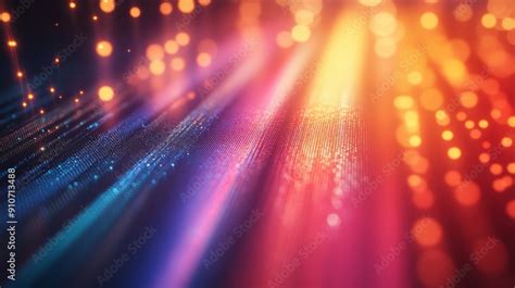 Detailed Illustration Of Light Diffraction Patterns Showing The