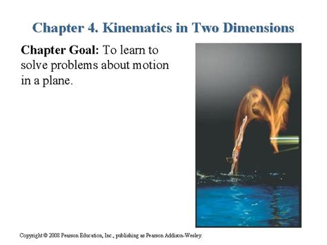 Chapter Kinematics In Two Dimensions Chapter Goal