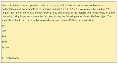 Solved Please Code Using Visual Basic I Need The Code To
