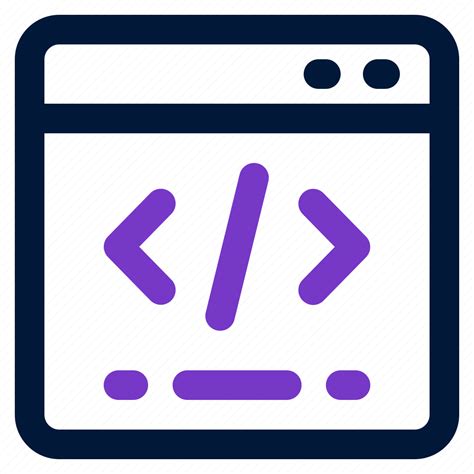 Coding Development Programming Structure Script Icon Download On