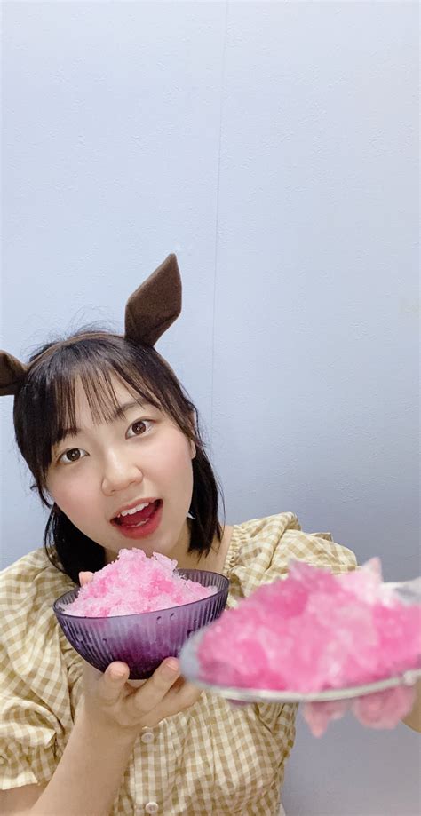 咲田ゆな ゆなち On Twitter おはようございますって言いたかった忘れてた 😇暑い暑すぎる🥵かき氷食べたい。